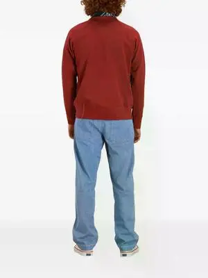 FORTELA Harvard Raglan-sleeved Sweatshirt - Red
