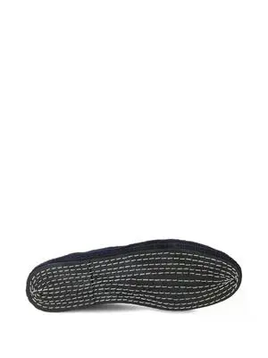 FORTELA Brushed Finish Friulane Slippers - Blue