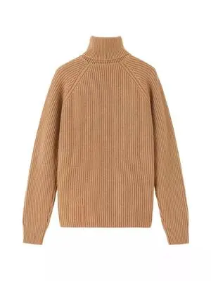 FORTELA Oslo Ribbed-knit High Neck Sweater - Neutrals
