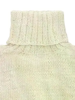 FORTELA Chunky Roll Neck Knitted Sweater - Neutrals
