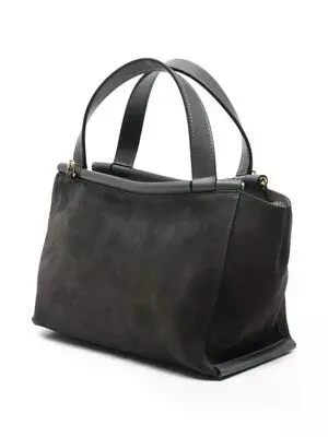 WANDLER Ida Suede Top Handle Tote Bag