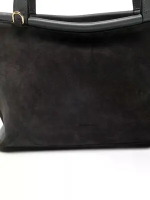 WANDLER Ida Suede Top Handle Tote Bag