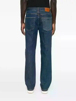 Emporio Armani Five-pocket Logo-patch Denim Jeans