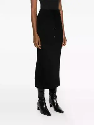 Ermanno Scervino Knitted Drawstring Skirt
