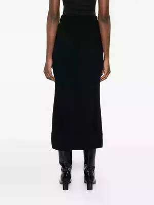 Ermanno Scervino Knitted Drawstring Skirt