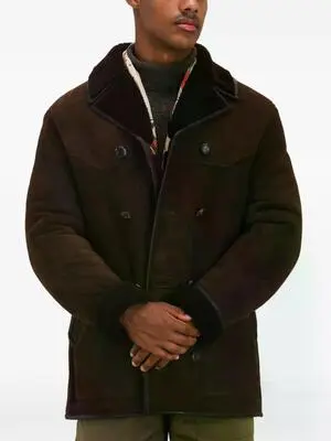 FORTELA Lemans Double-breasted Jacket - Brown
