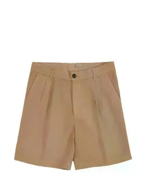 FORTELA Pleated Bermuda Shorts