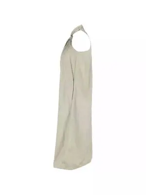 ANINE BING Cosette Twist-front Cotton Midi Dress