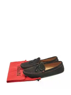 TOD'S Suede Tie Loafers
