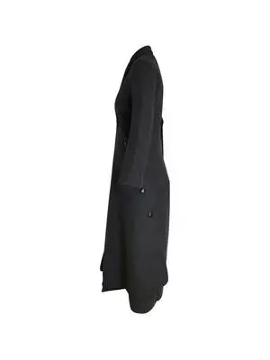 Celine Asymmetric Button-detailed Coat