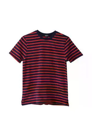 A.p.c. Striped Crew-neck T-shirt