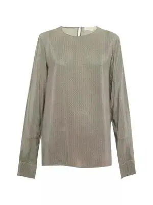 Stella McCartney Weave-like Silk Top