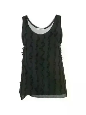 Sandro Frayed Tank Top