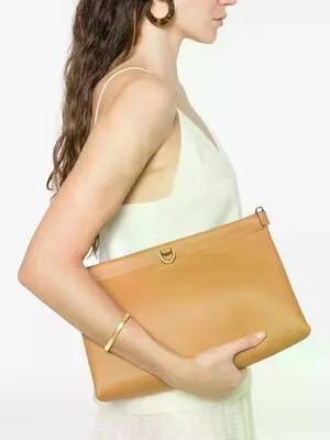 Etro Leather Clutch Bag - Brown