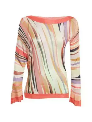 Missoni Striped Long Sleeve Top