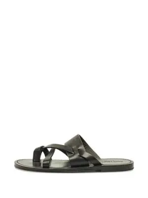 Saint Laurent Culver Leather Sandals