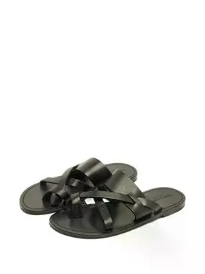 Saint Laurent Culver Leather Sandals
