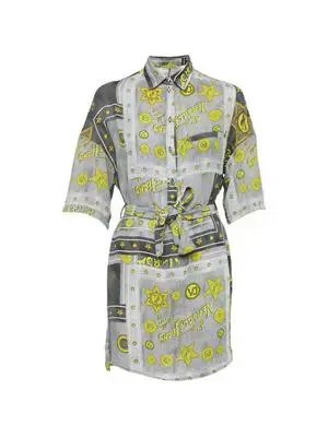 Versace Printed Tunic Top
