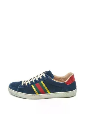 Gucci Velvet Web-detail Sneakers