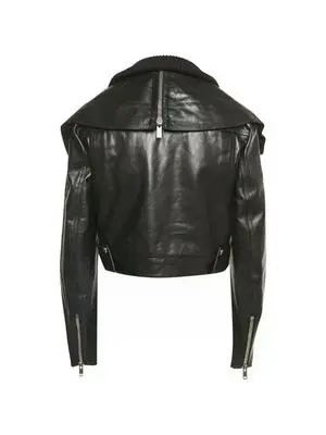 Givenchy Cropped Leather Jacket