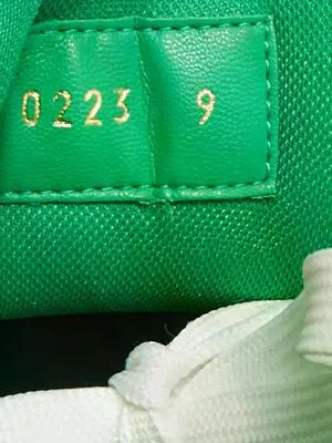 LOUIS VUITTON Leather Logo Sneakers