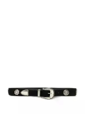 FORTELA Candis Leather Belt - Black