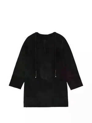 FORTELA Patch-pocket Mini Dress - Black