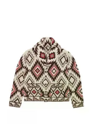 FORTELA Patterned Cardigan - Neutrals