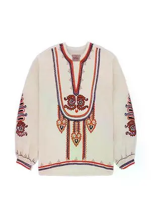 Fortela Embroidered Tops
