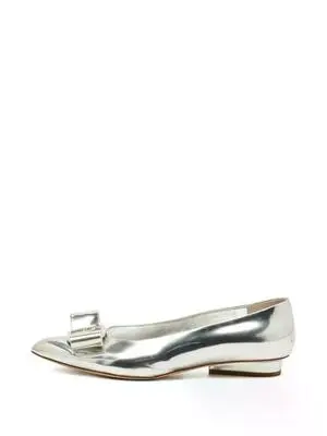 FERRAGAMO Viva Bow Leather Pumps