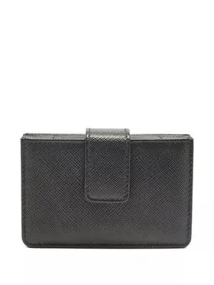 Prada Logo-plaque Leather Card Case