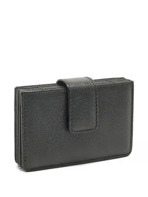Prada Logo-plaque Leather Card Case