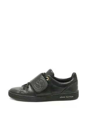LOUIS VUITTON Leather Strap Sneakers