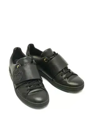 LOUIS VUITTON Leather Strap Sneakers