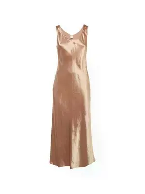 Max Mara Satin Midi Dress
