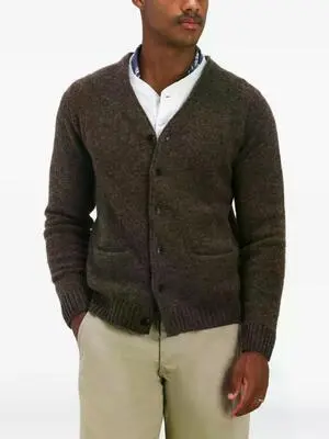 FORTELA Edmund Buttoned Cardigan - Brown