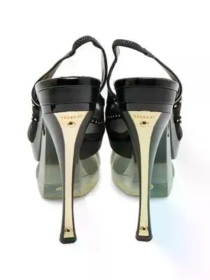 Versace Mesh Platform Sandals