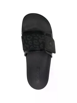 Adidas By Stella McCartney Logo-detail Touch-strap Slides