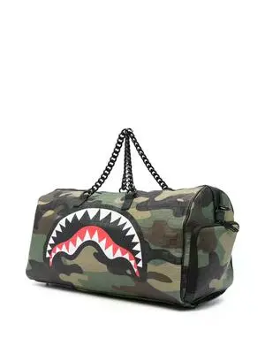SPRAYGROUND Camouflage Pattern Duffle Bag