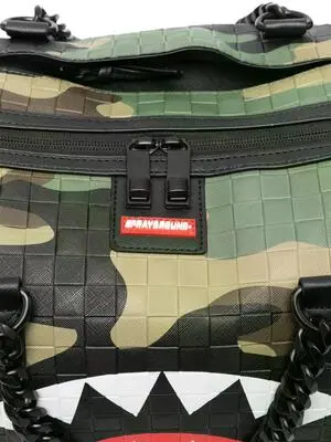 SPRAYGROUND Camouflage Pattern Duffle Bag