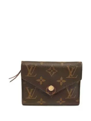 LOUIS VUITTON Canvas Victorine Wallet - Brown