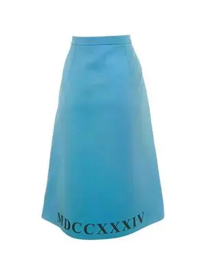 Gucci Silk-blend Pencil Skirt