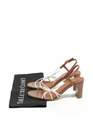 MALONE SOULIERS Leather Slingback Sandals
