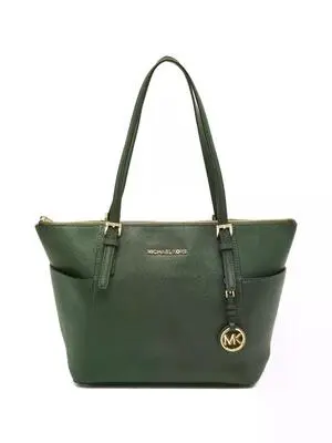 Michael Kors Leather Zip Tote Bag