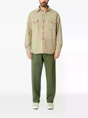 FORTELA Patch-pockets Checked Overshirt