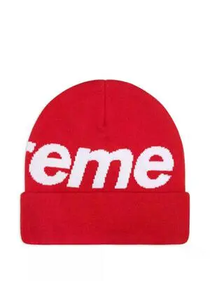 Supreme Big Logo Beanie - Red