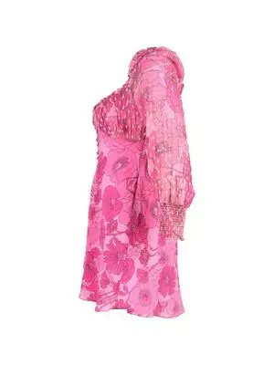 Rixo Fara Floral-print Mini Dress