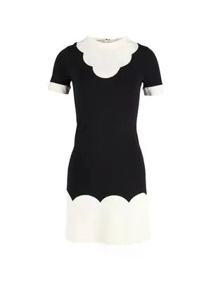 Moschino Scalloped Mini Dress