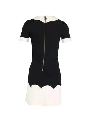 Moschino Scalloped Mini Dress