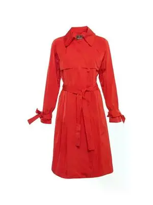 Roberto Cavalli Long-sleeve Belted Coat